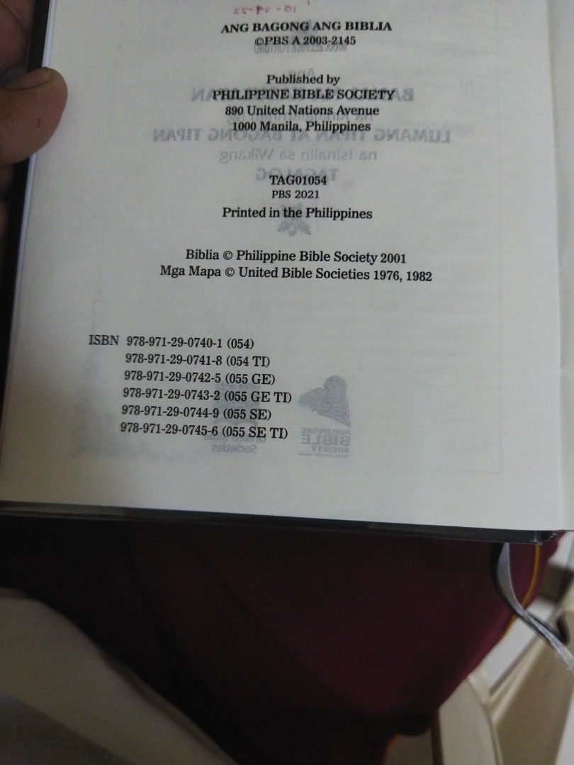 Ang Bagong Ang Biblia (ABAB), Hobbies & Toys, Books & Magazines ...