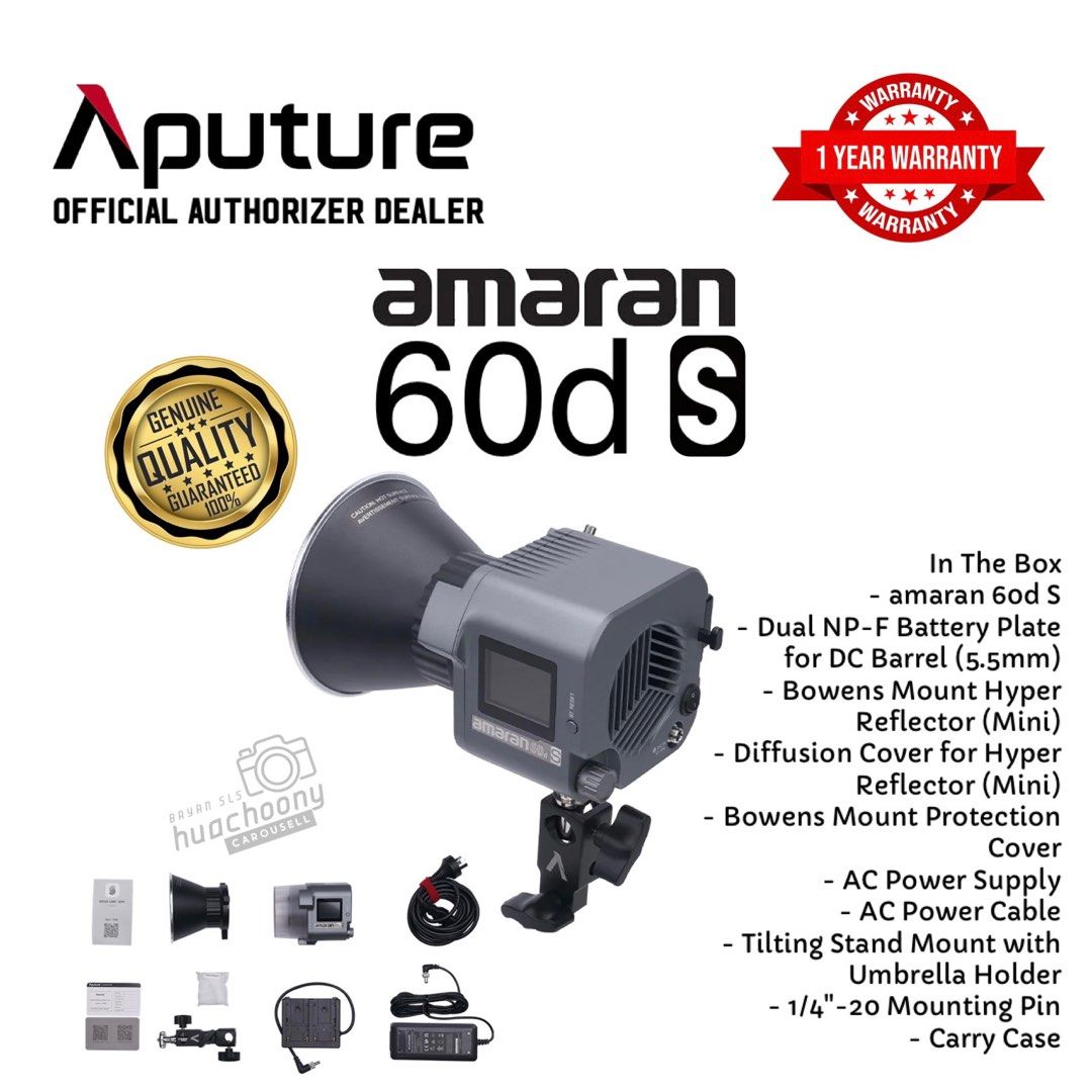 Aputure amaran 60D S (2023), Photography, Photography Accessories ...