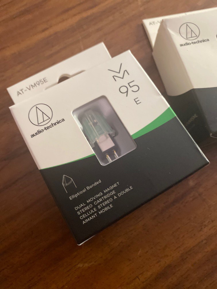 Audio Technica VM95E cartridge & VMN95ml stylus, Audio, Other Audio ...