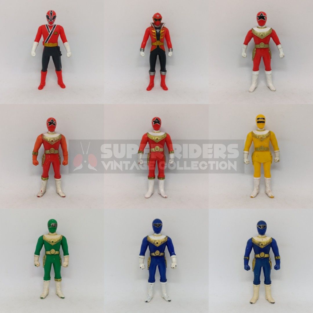 Bandai Vintage Super Sentai Power Rangers 5 inch Sofubi - Gorenger/J.A ...