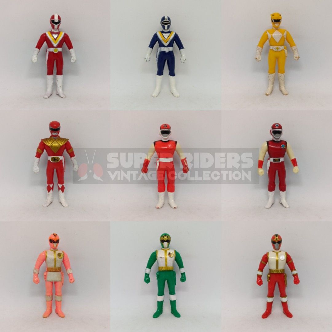 Bandai Vintage Super Sentai Power Rangers 5 inch Sofubi - Gorenger/J.A ...