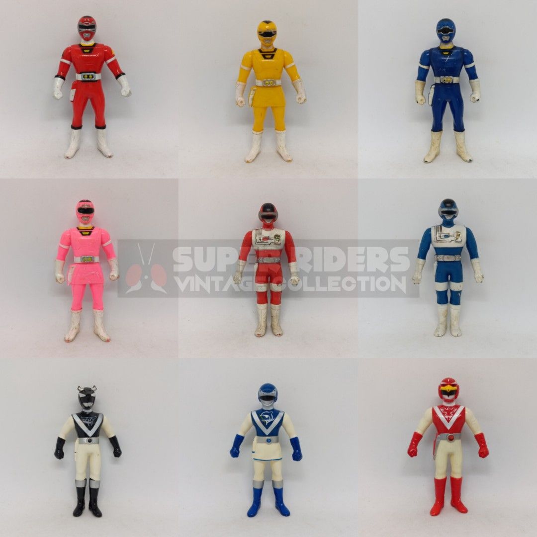 Bandai Vintage Super Sentai Power Rangers 5 inch Sofubi - Gorenger/J.A ...