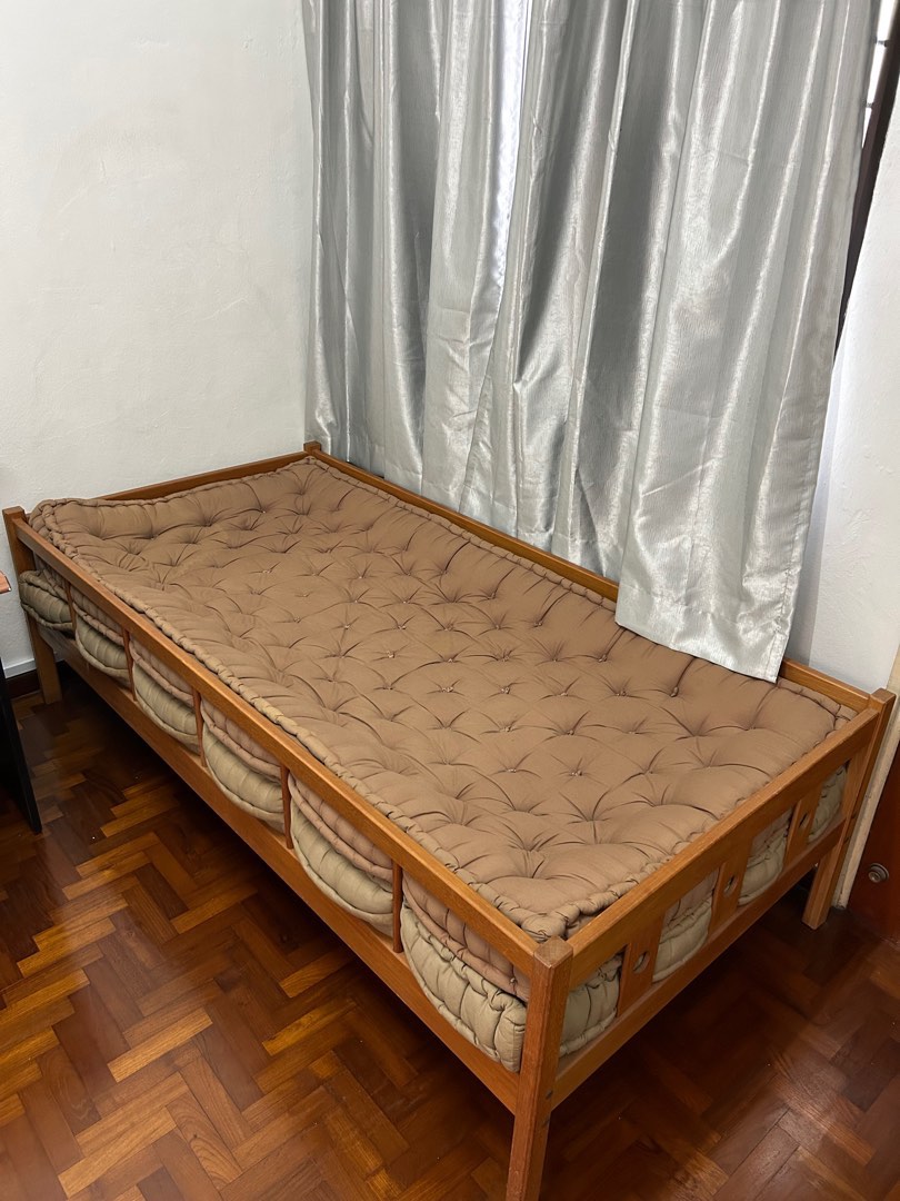 FREE Bed frame + Mattress, Furniture & Home Living, Furniture, Bed ...