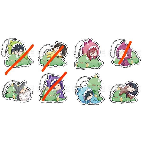 Blue lock sleeping Dino acrylic keychains, Hobbies & Toys, Memorabilia ...