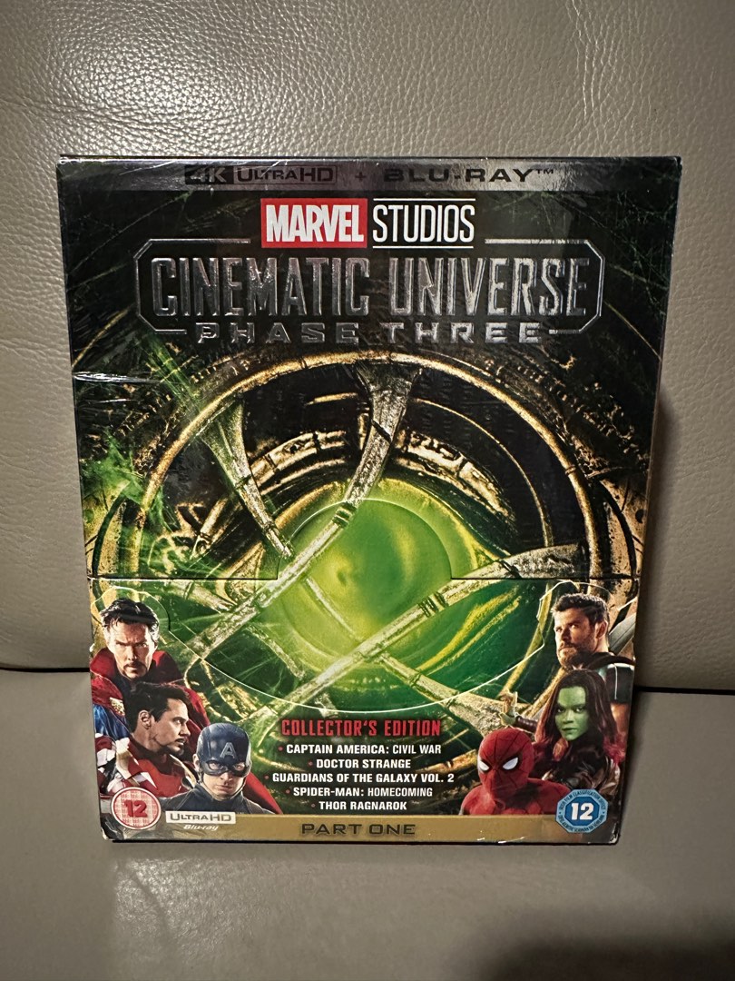 BNIB Sealed Marvel Studios Cinematic Universe Phase 3 (Part 1) 4K UHD ...