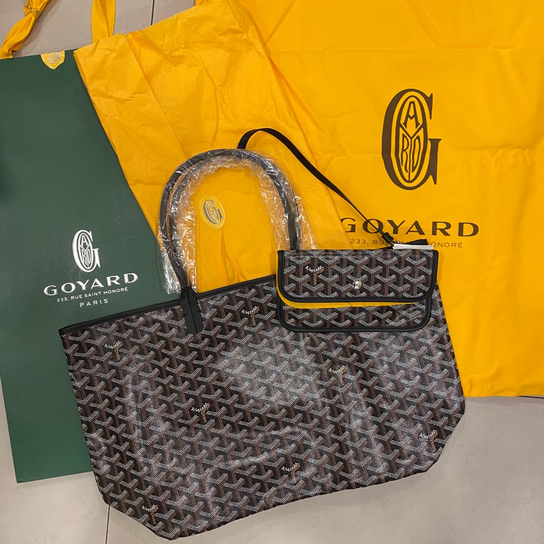 Brand New and Authentic Goyard Saint St Louis Tote PM Black on Carousell