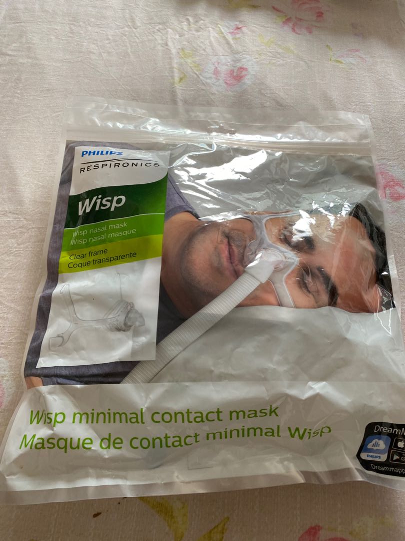 Brand New Philips Wisp CPAP Mask, Health & Nutrition, Medical Supplies ...