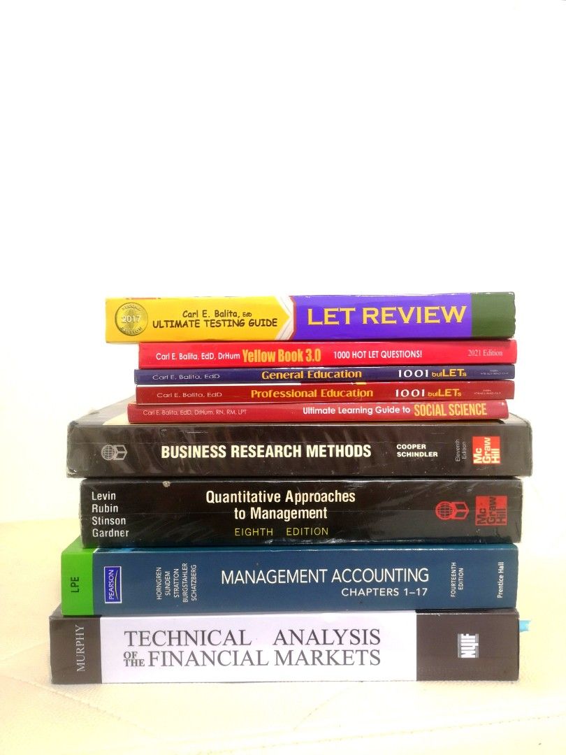 BSBA MBA BOOKS, Hobbies & Toys, Books & Magazines, Textbooks on Carousell