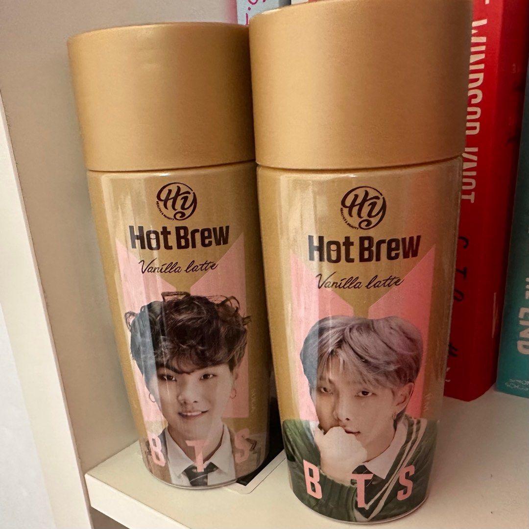 BTS coffee set 12 bottles , Hobbies & Toys, Collectibles & Memorabilia ...
