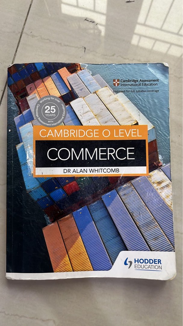 Cambridge O level commerce, Buku & Alat Tulis, Buku Pelajaran di Carousell