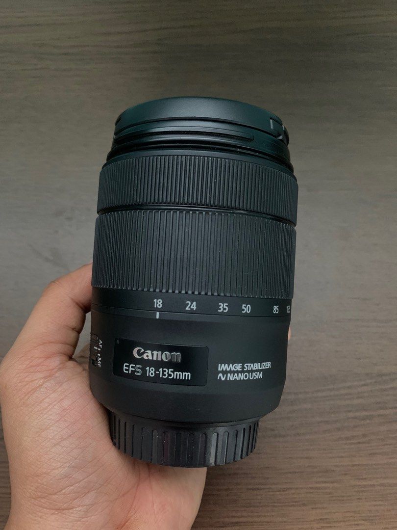Canon 18-135mm IS Nano USM Lens (APS-C Canon DSLR), Photography, Lens & Kits on Carousell