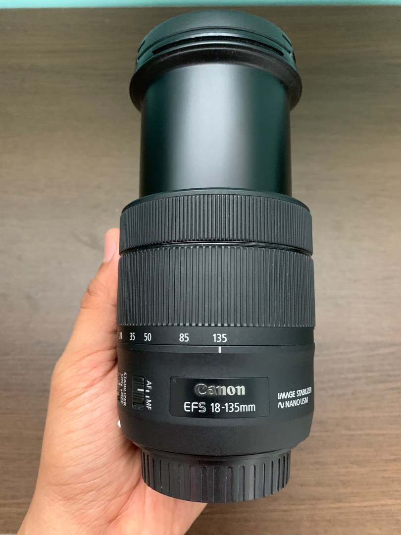 Canon 18-135mm IS Nano USM Lens (APS-C Canon DSLR), Photography, Lens & Kits on Carousell