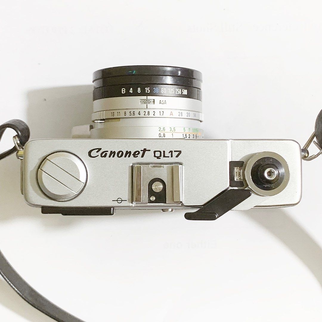 Canon Canonet QL17 Manual Film Camera, Photography, Cameras on Carousell