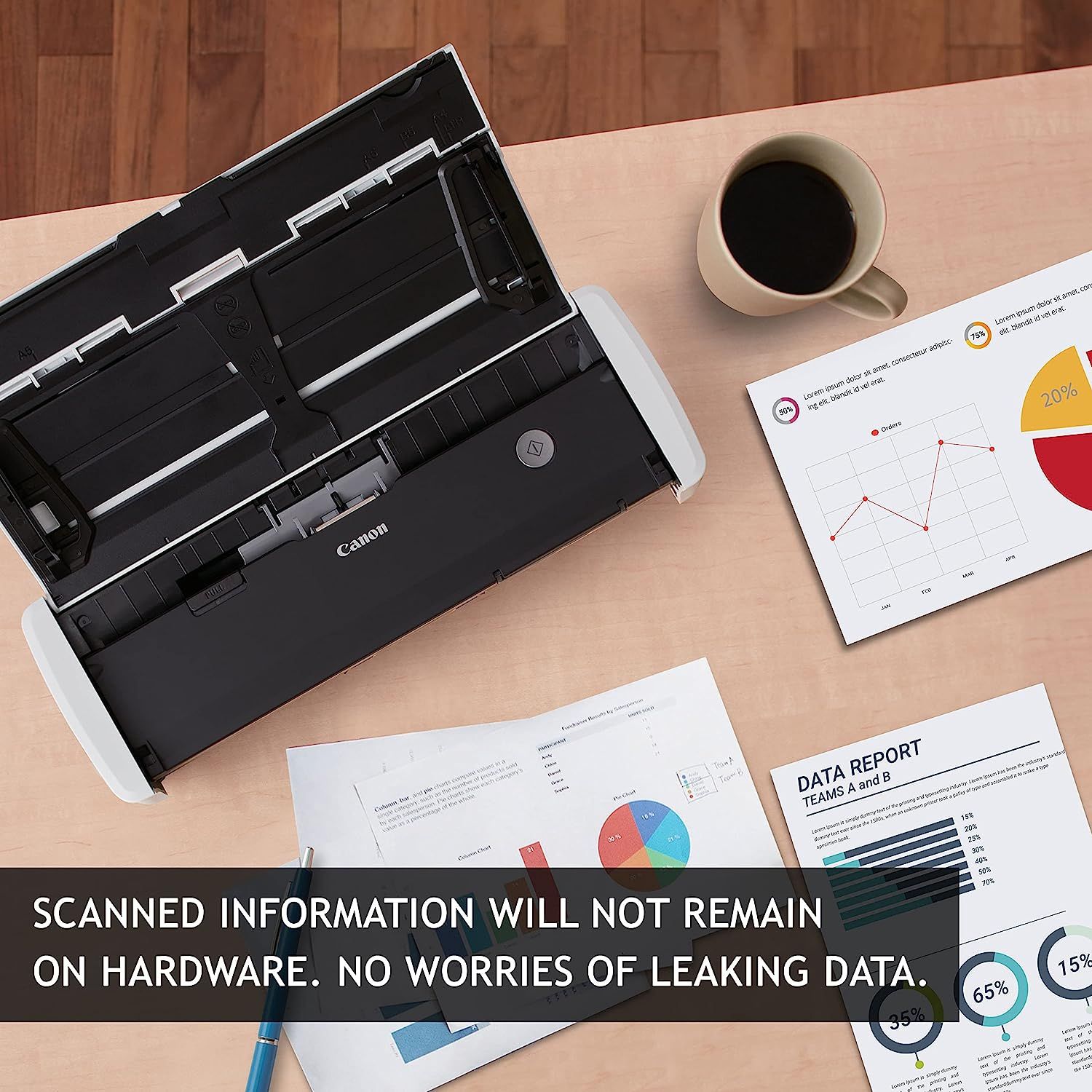 Canon imageFORMULA R10 Portable Document Scanner, 2-Sided Scanning with ...