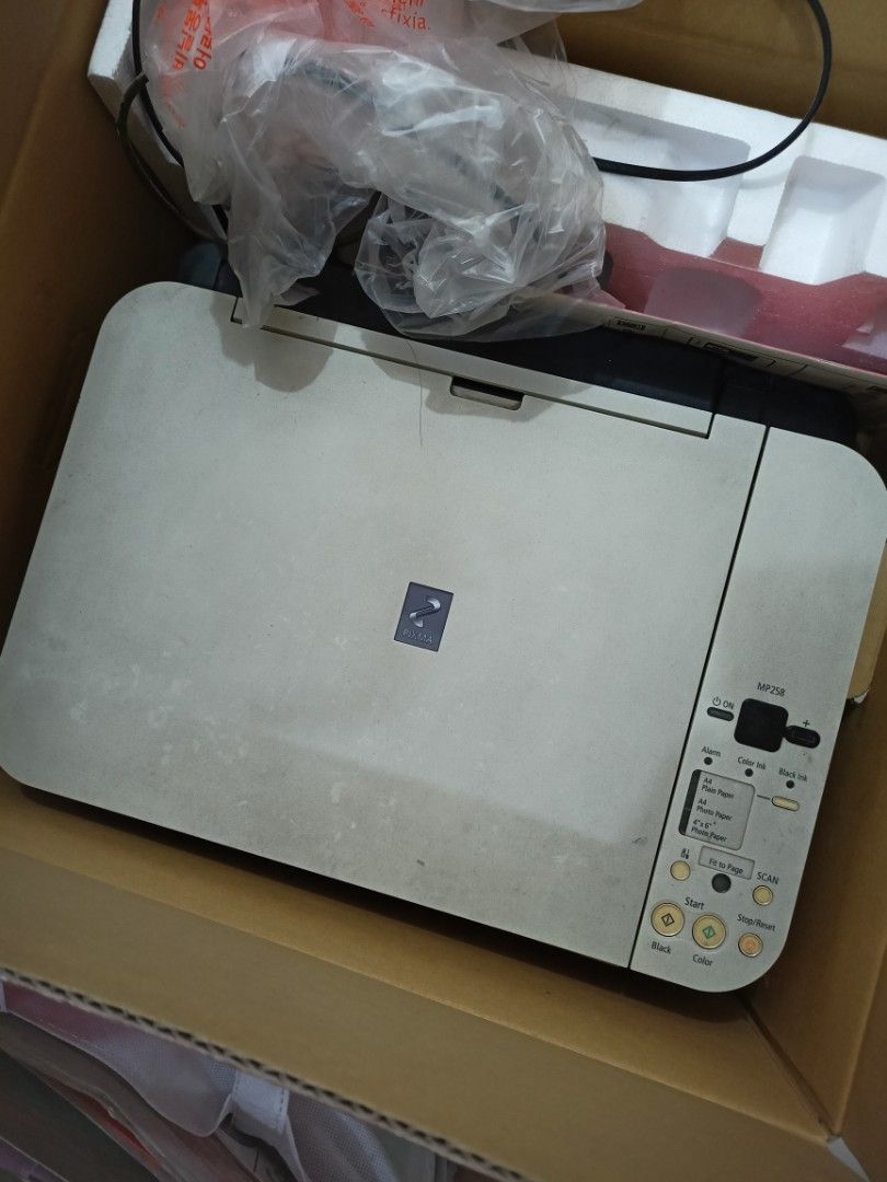 Canon Pixma MP258 printer & scanner, Computers & Tech, Printers ...