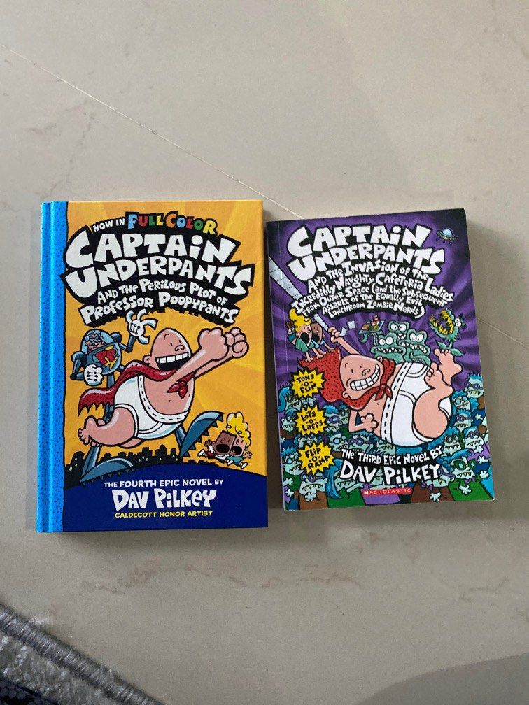 Captain Underpants books, Hobbies & Toys, Books & Magazines, Children's ...
