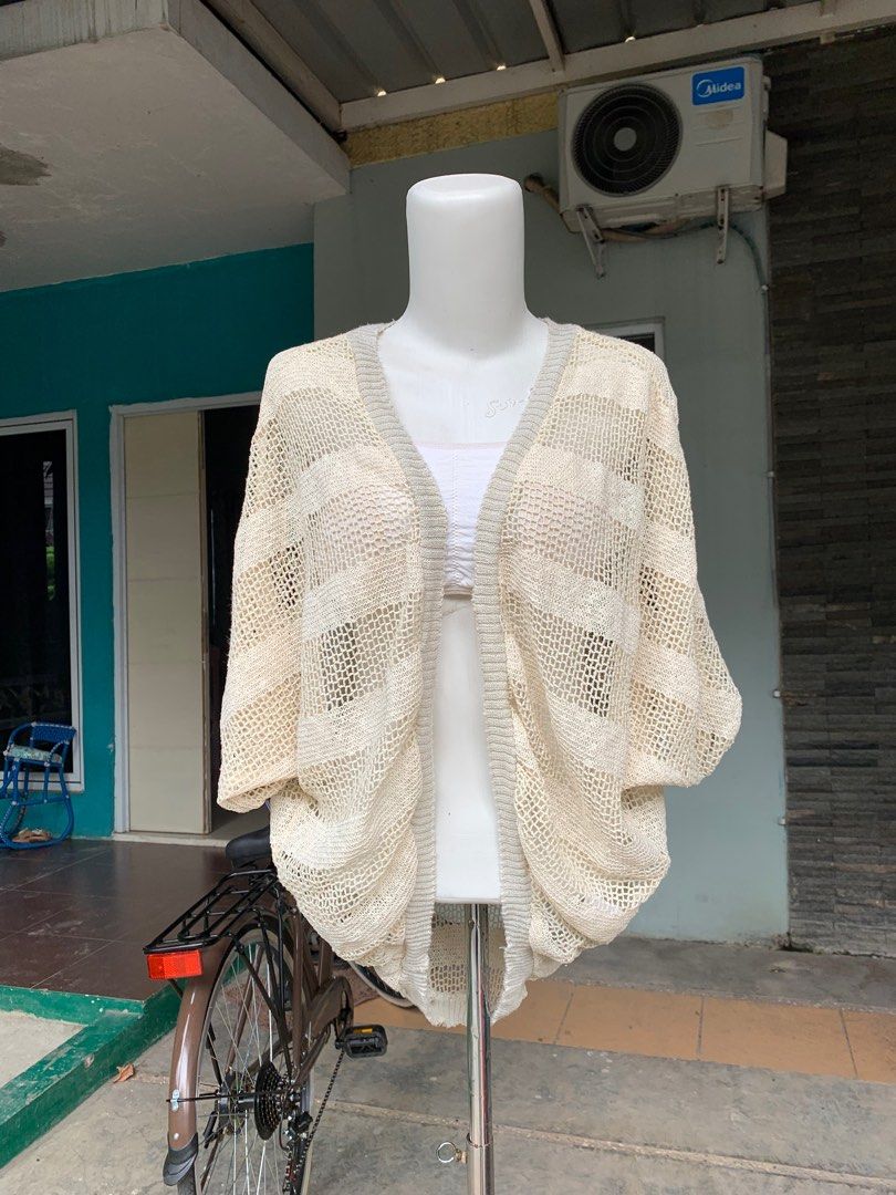 Cardigan Putih #10 ‼️ RAJUT GEMESS IMPORT‼️, Fesyen Wanita, Pakaian ...