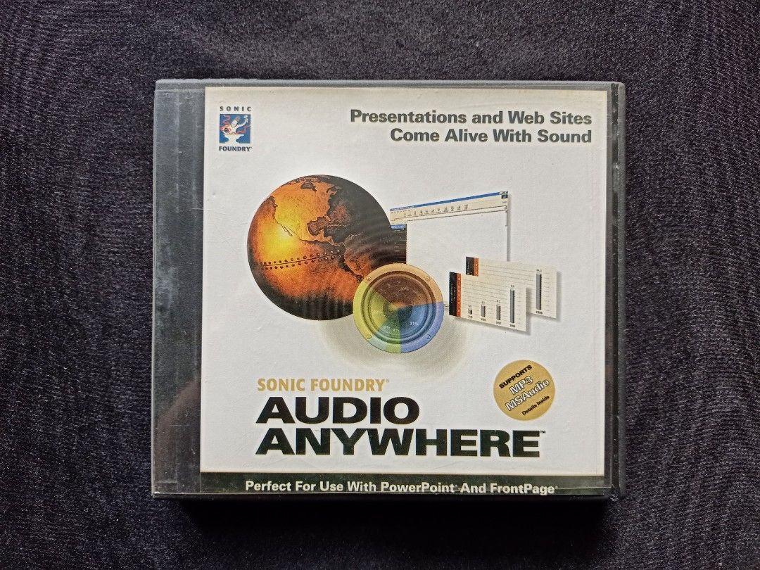 CD-ROM : Sonic Foundry - Audio Anywhere, Hobbies & Toys, Music & Media ...