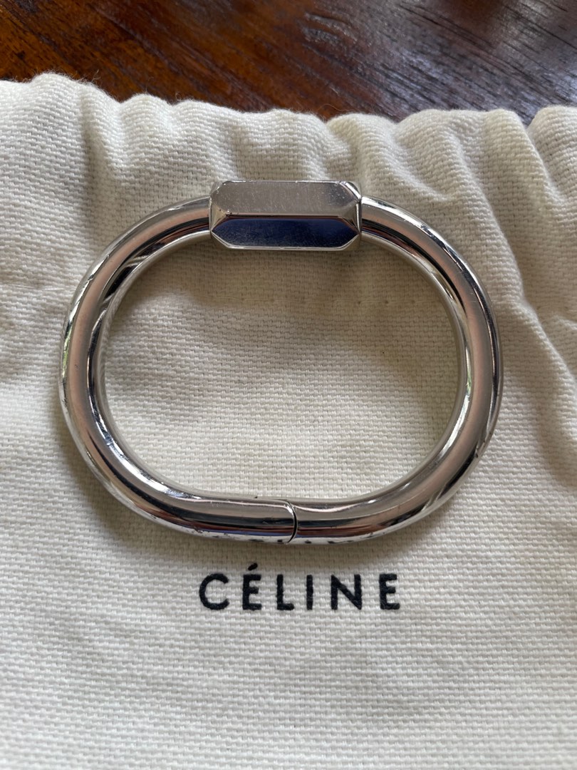 Celine Sliver Screw Bracelet, Luxury, Accessories on Carousell