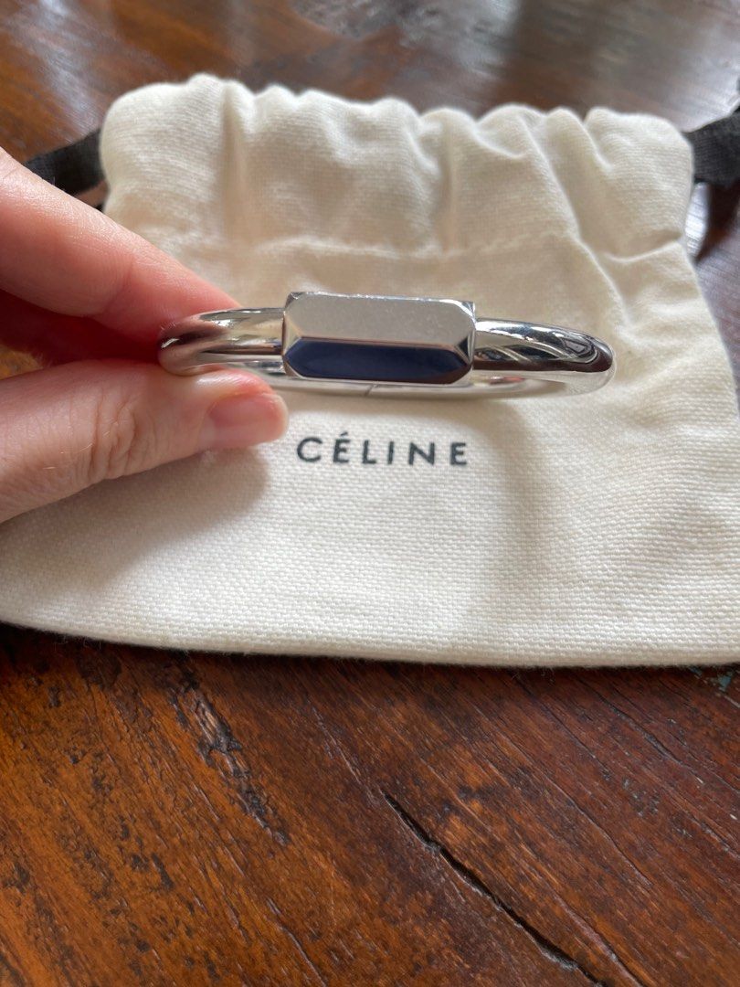 Celine Sliver Screw Bracelet, Luxury, Accessories on Carousell