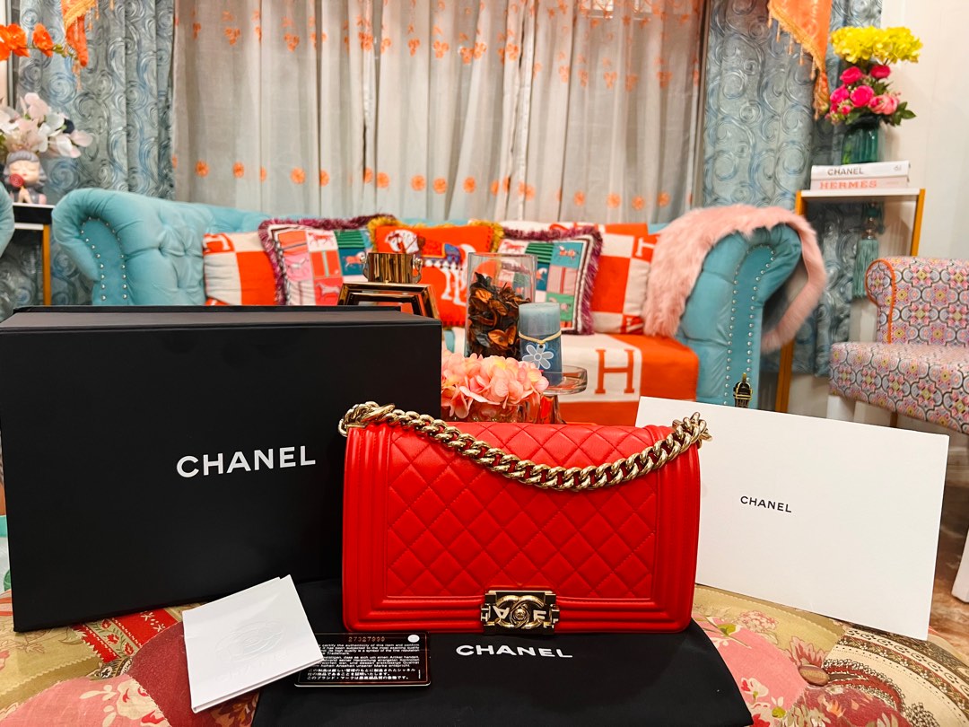 Chanel leboy like new condition on Carousell