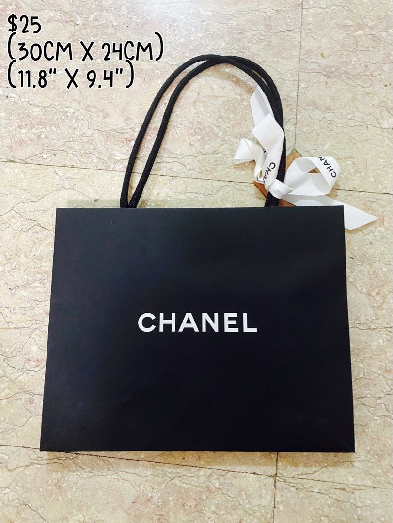 chanel, YSL, longchamp paper bags and boxes, Luxury, Bags & Wallets on ...
