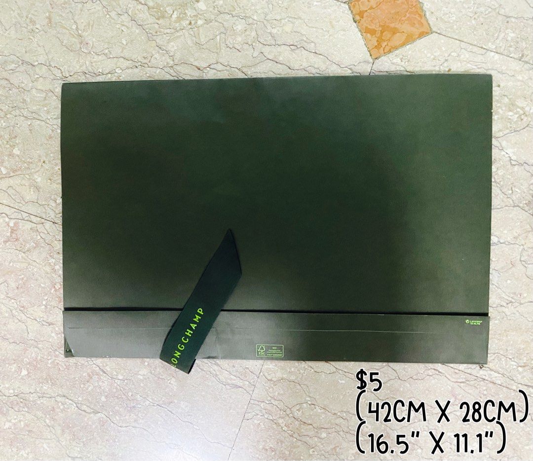 chanel, YSL, longchamp paper bags and boxes, Luxury, Bags & Wallets on ...