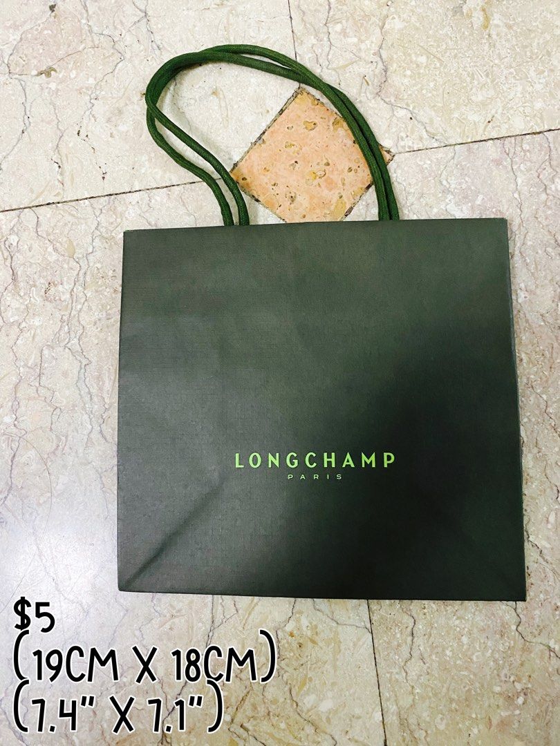 chanel, YSL, longchamp paper bags and boxes, Luxury, Bags & Wallets on ...