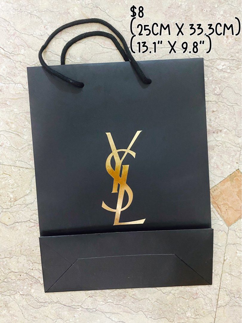 chanel, YSL, longchamp paper bags and boxes, Luxury, Bags & Wallets on ...