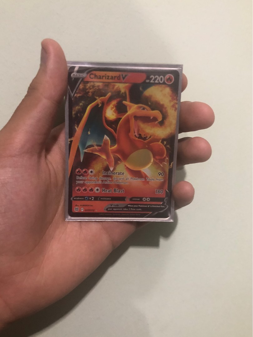 Charizard V 017/172 Ultra Rare Sword and Shield:Brilliant Stars ...