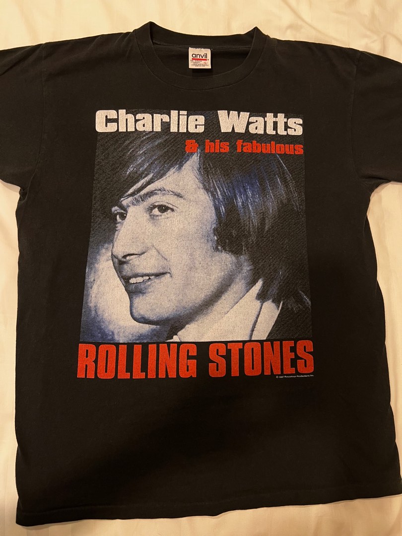 CHARLIE WATTS ROLLING STONES, Men's Fashion, Tops & Sets, Tshirts ...