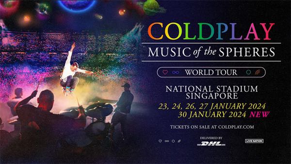 Coldplay ticket, Tickets & Vouchers, Event Tickets on Carousell