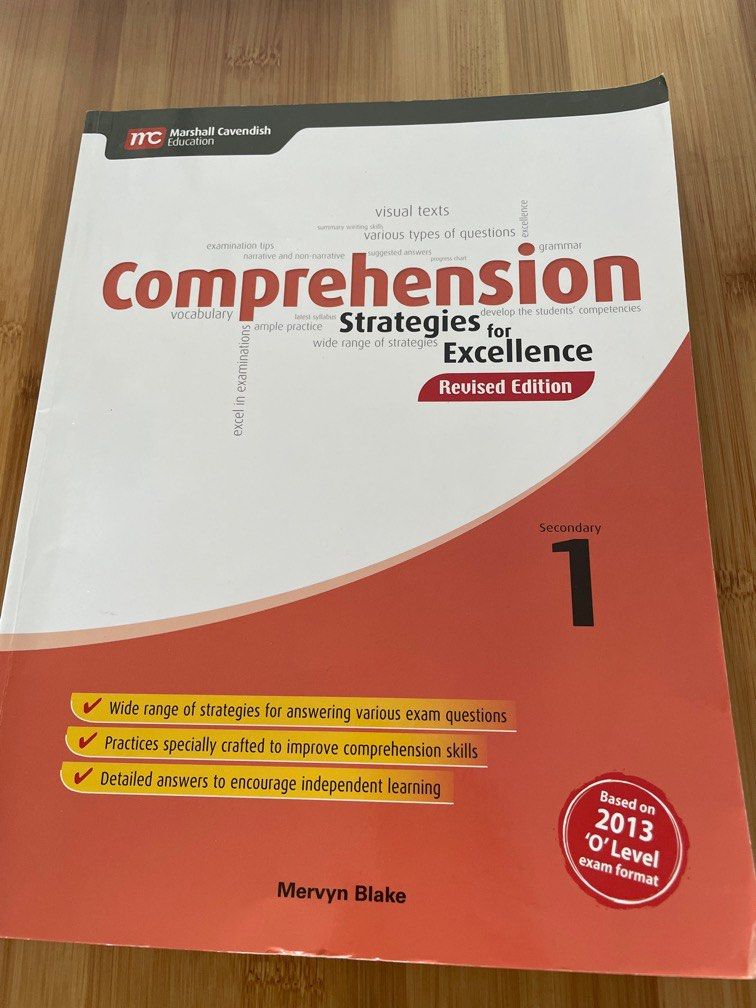 Comprehension Strategies For Excellence Secondary 1, Hobbies & Toys ...