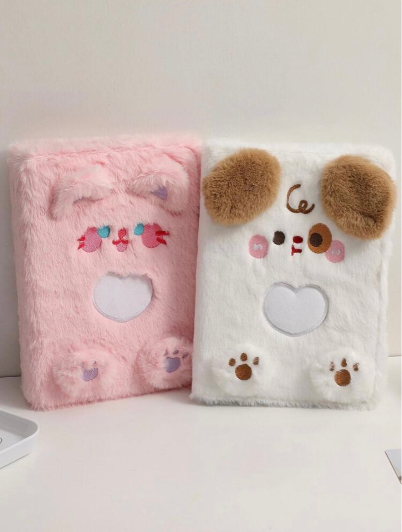 CUTE AESTHETIC BINDER CAT DOG PINK BROWN A5 binder 4p on Carousell