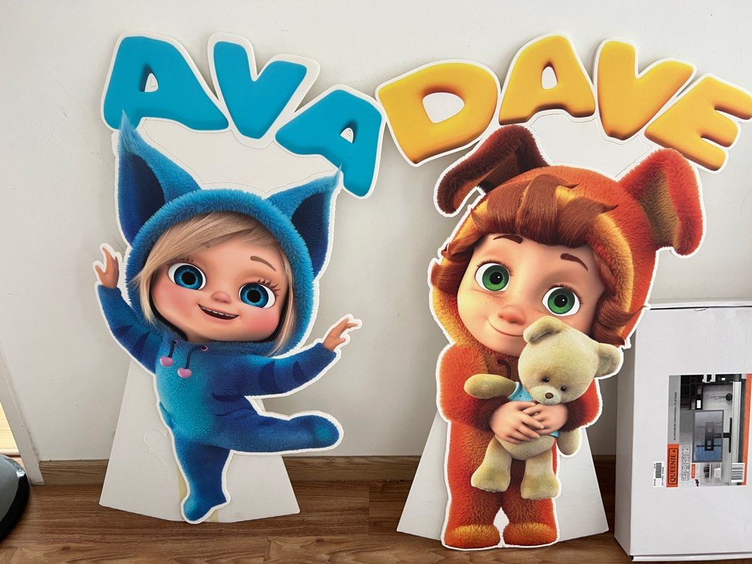 Dave And Ava Birthday Decorations Hobbies And Toys Stationery And Craft Occasions And Party