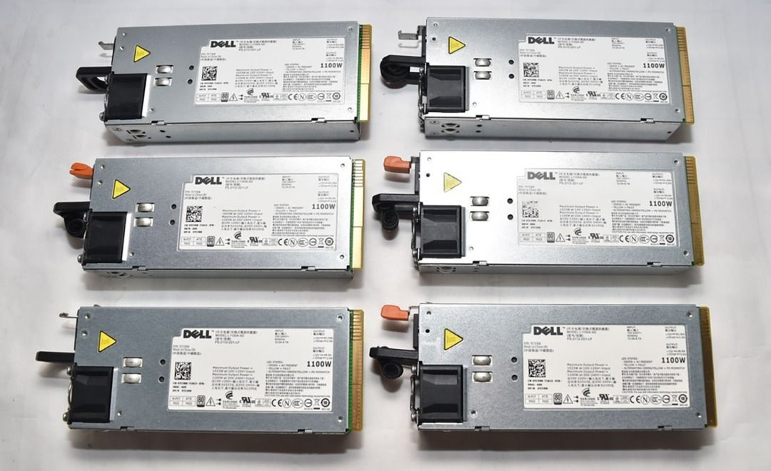 Dell TCVRR PowerEdge T710 T510 T910 R810 1100W Redundant Power Supply ...