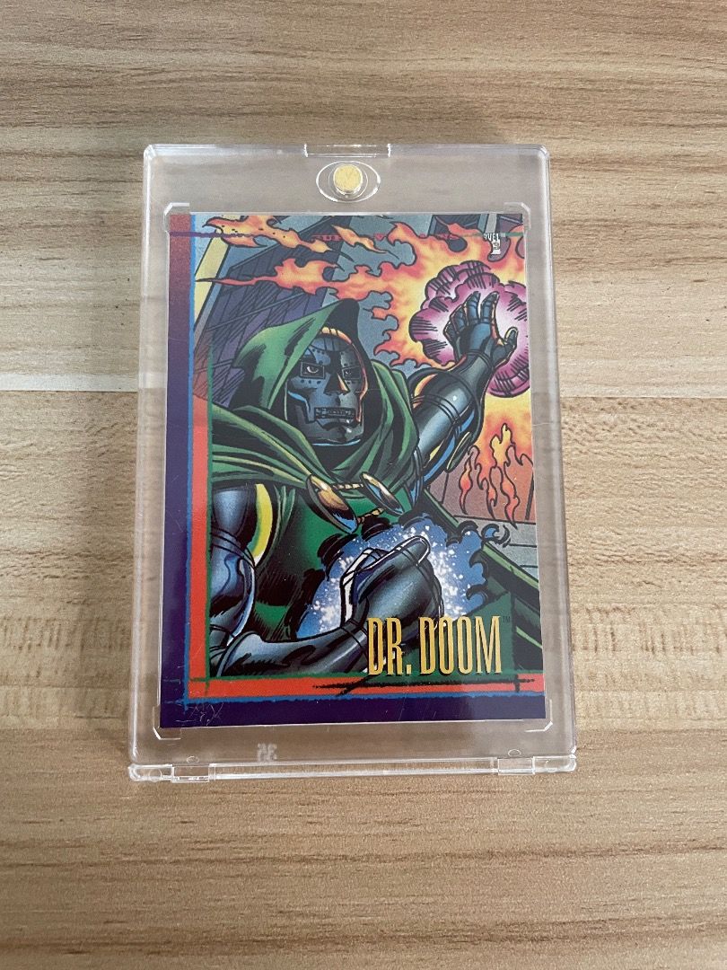 Doctor Doom Card With Case And Stand, Hobbies & Toys, Memorabilia & Collectibles, Vintage ...