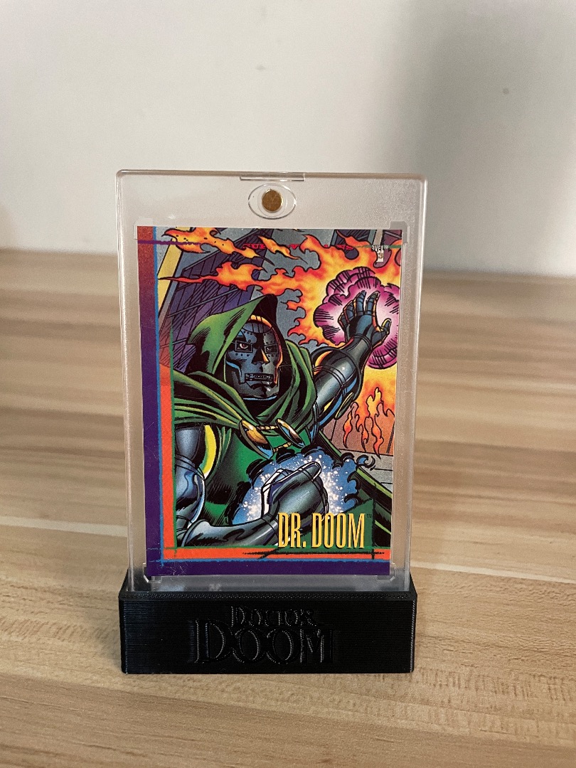 Doctor Doom Card With Case And Stand, Hobbies & Toys, Memorabilia & Collectibles, Vintage ...