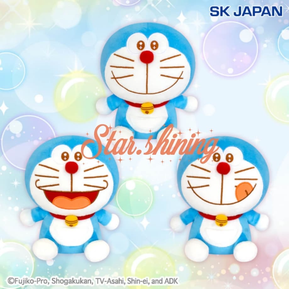 日版豆豆肚Doraemon手玉公仔 多啦a夢 元祖叮噹 bing bing眼 機械貓 哆啦A夢 多啦美 叮嚀 丁噹 plushie ...