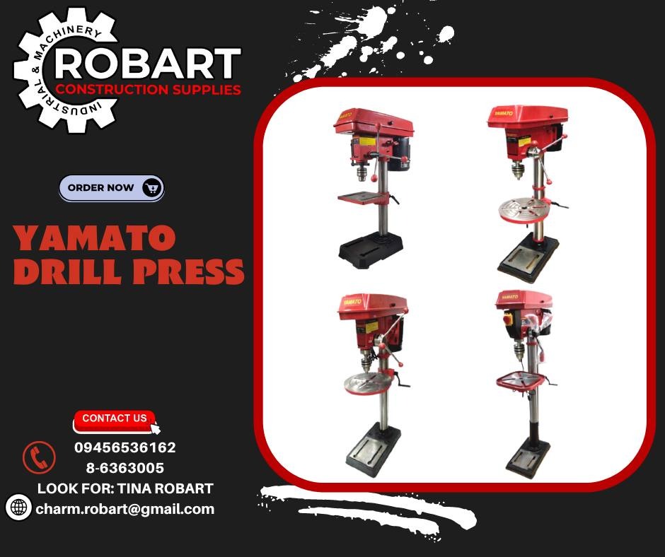 DRILL PRESS (COPPER COIL MOTOR), Commercial & Industrial, Construction ...