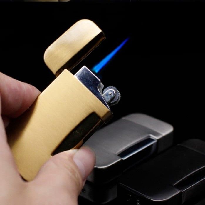 Dual Flame Double Flame Naked Flame Jet Flame Lighter, Hobbies & Toys ...