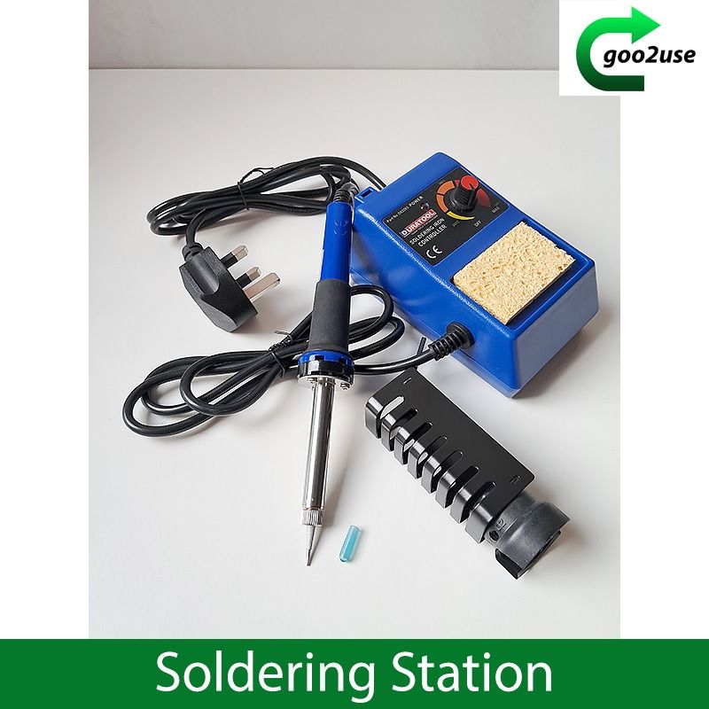 DURATOOL Temperature Controlled Soldering Station 48W, Furniture & Home ...