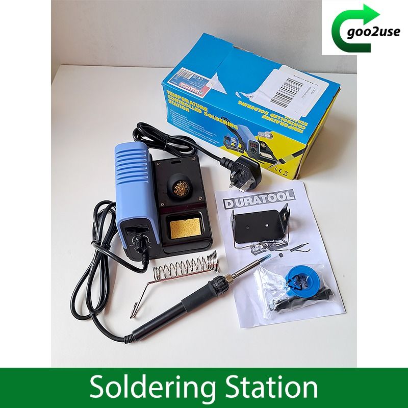 DURATOOL Temperature Controlled Soldering Station 48W-130W, Furniture ...