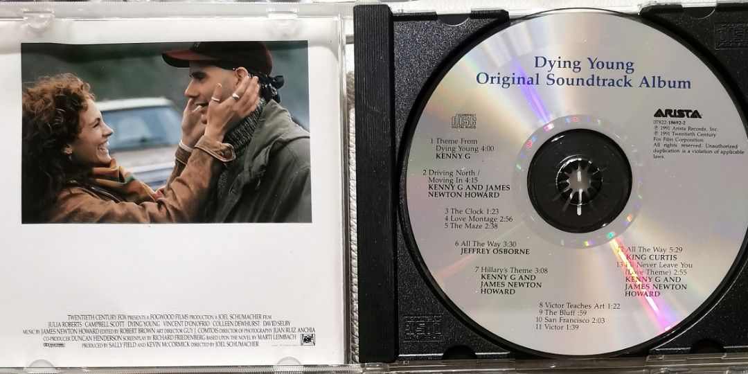 DYING YOUNG ORIGINAL SOUNDTRACK, Hobbies & Toys, Music & Media, CDs ...