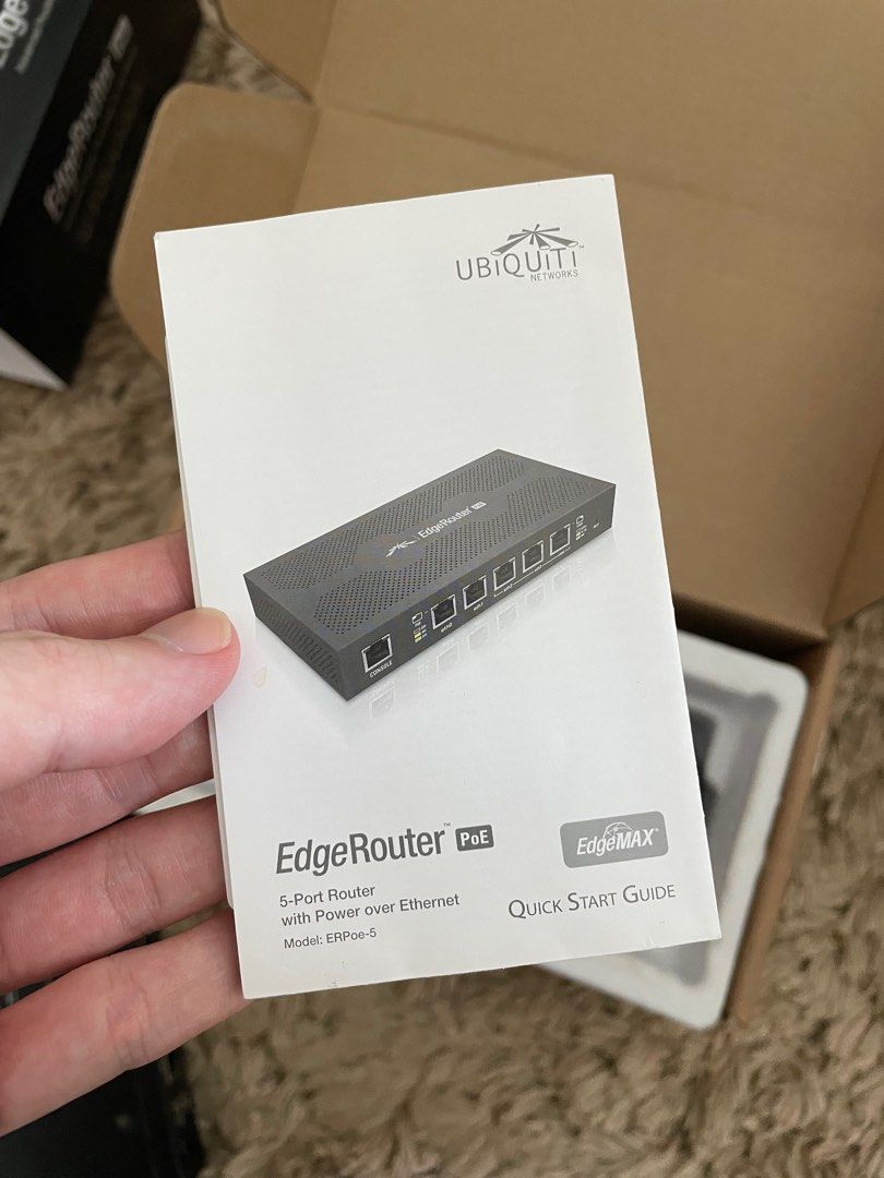 Ubiquiti Edge Router 5 Port POE Professional, Computers & Tech, Parts ...