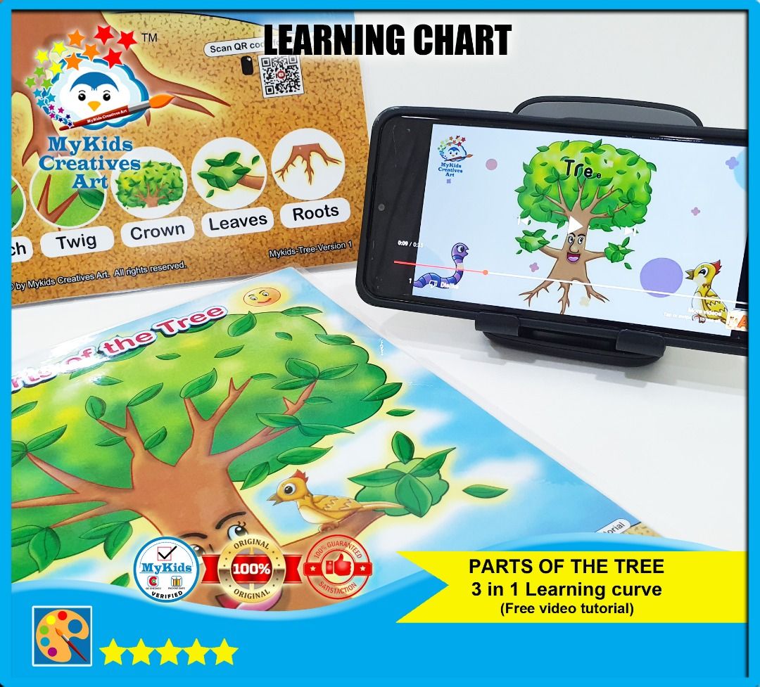EDUCATIONAL CHART CARD TREE 3 IN 1 LEARNING CURVE, Hobbies & Toys ...