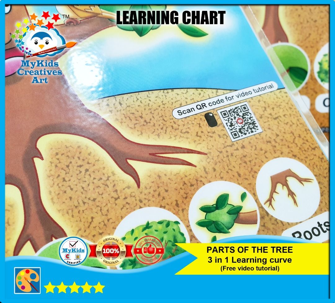 EDUCATIONAL CHART CARD TREE 3 IN 1 LEARNING CURVE, Hobbies & Toys ...
