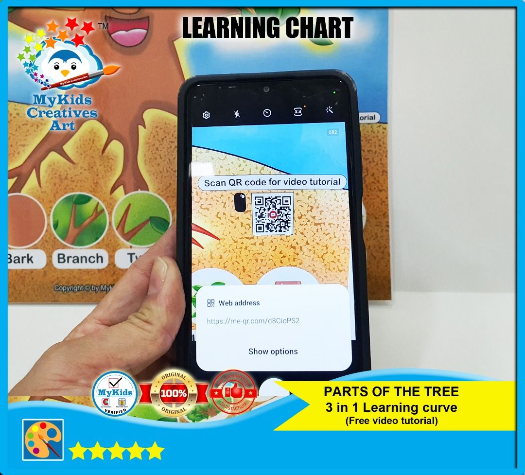 EDUCATIONAL CHART CARD TREE 3 IN 1 LEARNING CURVE, Hobbies & Toys ...