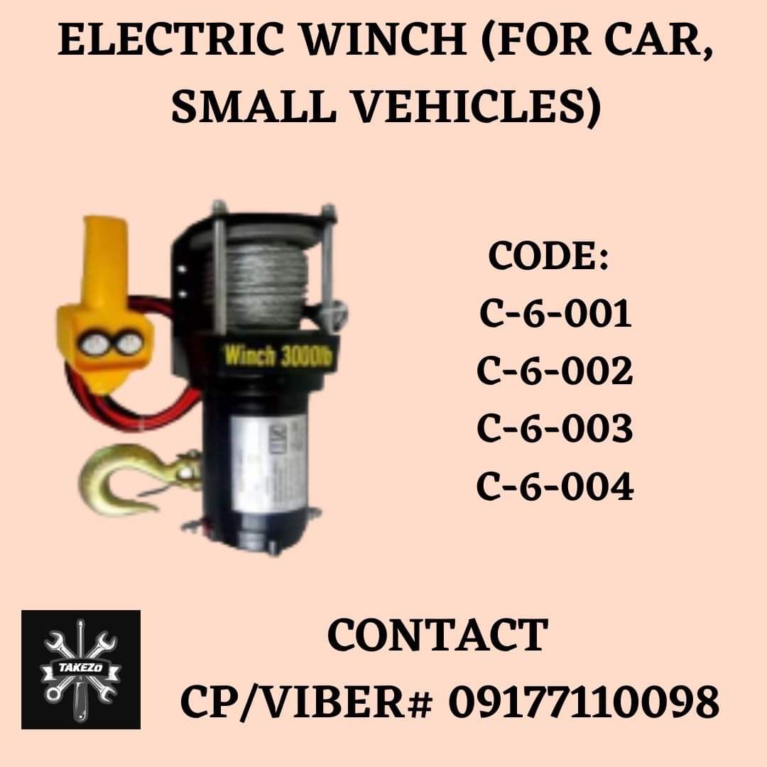 ELECTRIC WINCH (for cars and small vehicles) on Carousell