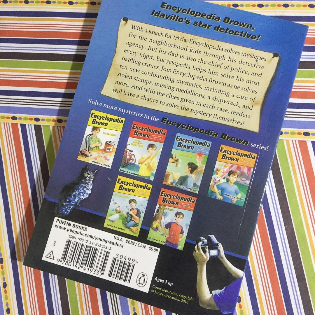 Encyclopedia Brown and the Case of the Secret UFOs by Donald J. Sobol ...